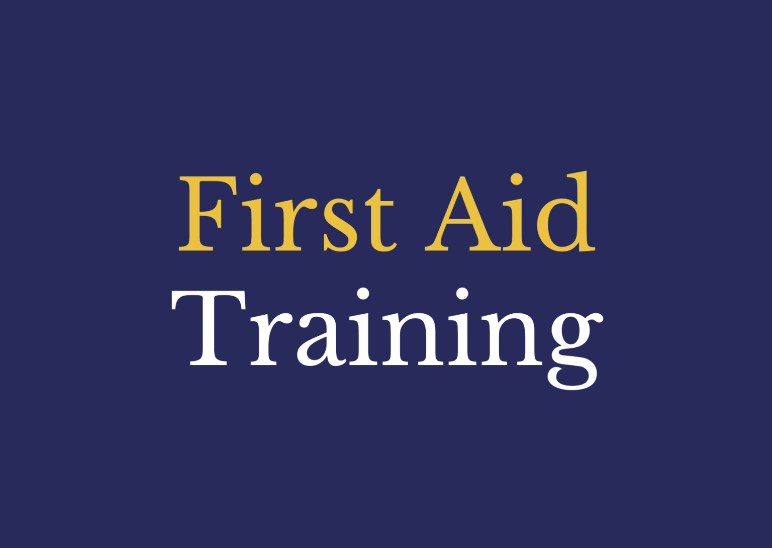 Courses - Ignite Training Solutions